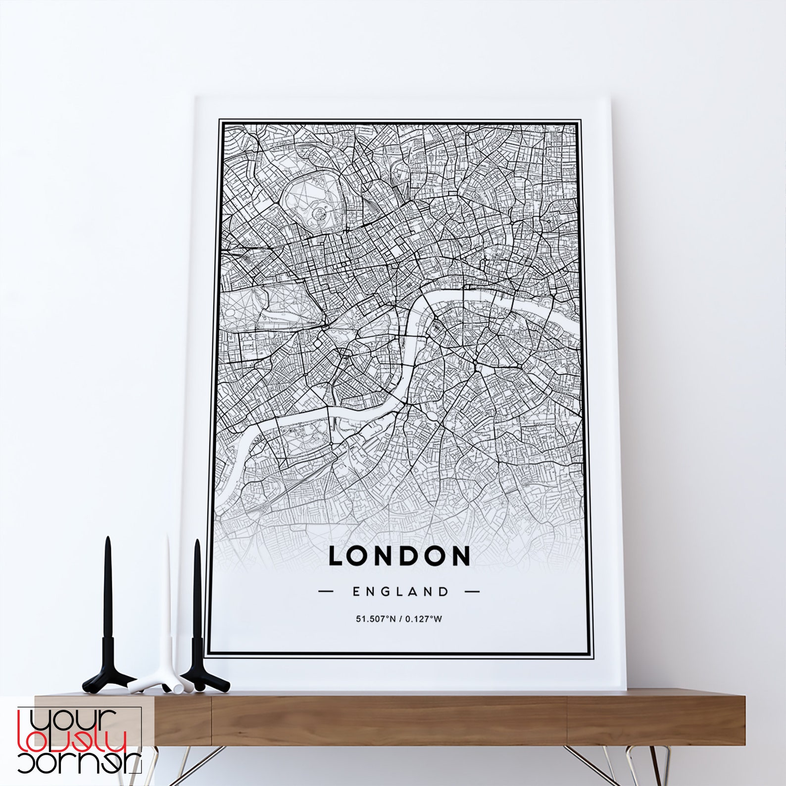 London Print Set of 3 Prints London Wall Art London - Etsy
