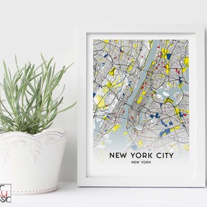 Personalized City Map, Custom City Map, Custom Map Gift, Custom Map ...