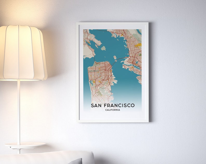 Custom City Map Print Custom Map Personalized Print - Etsy