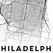 Philadelphia Map Print Printable Map of Philadelphia Map Art - Etsy