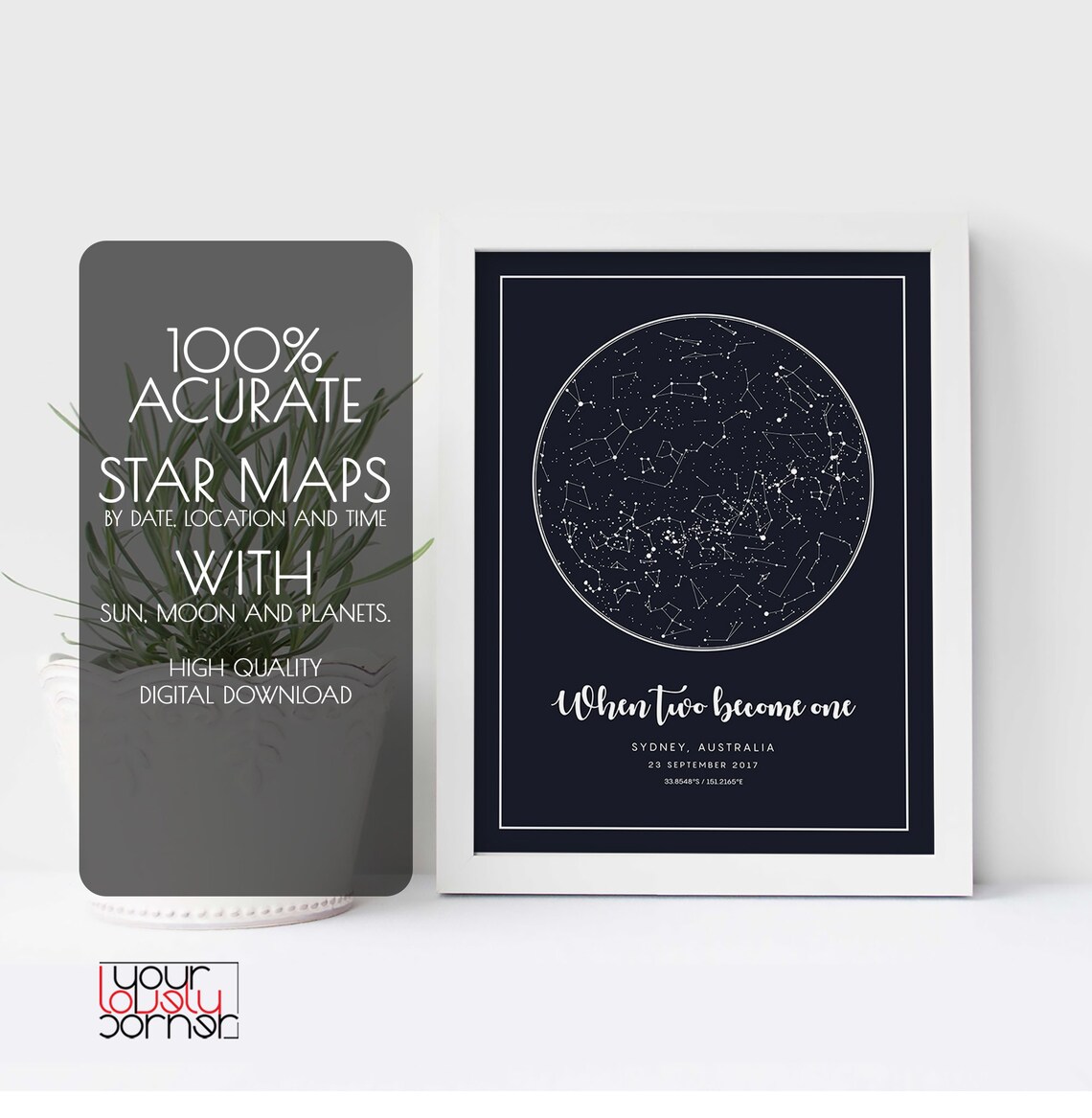 Custom Star Map Print Star Map Print Night Sky Print - Etsy