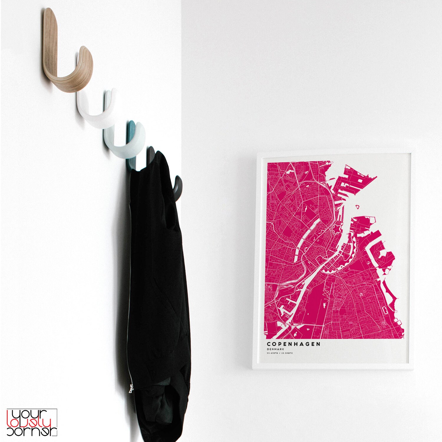 Personalized Any City Printable Custom Map, Any Color Custom Map Print ...