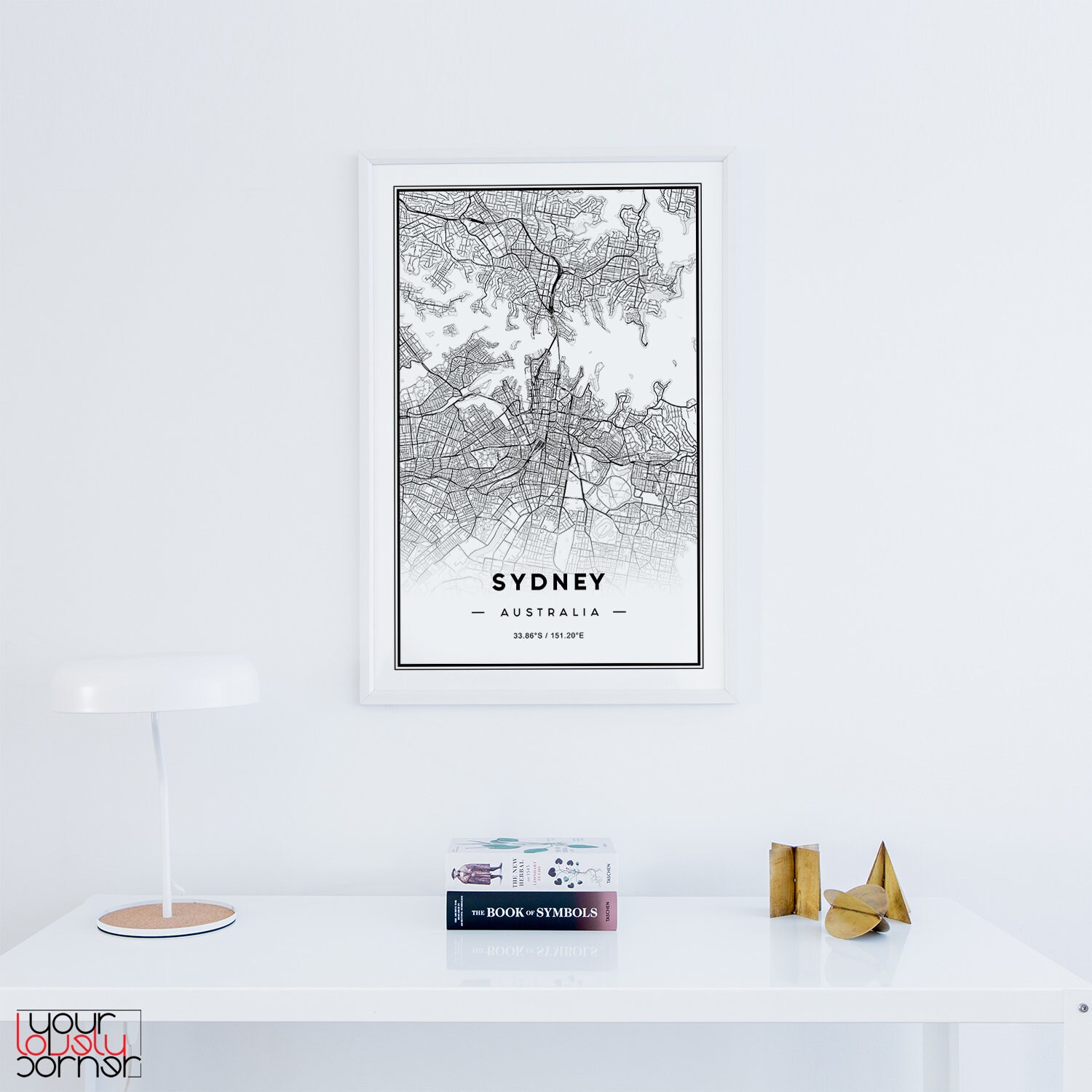 Sydney Map Print Sydney City Map Wall Art Printable Map of - Etsy