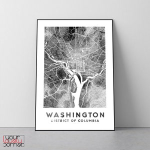 Custom Map Gift, Map Gift Wall Art, Customized Gift, Personalized Map ...