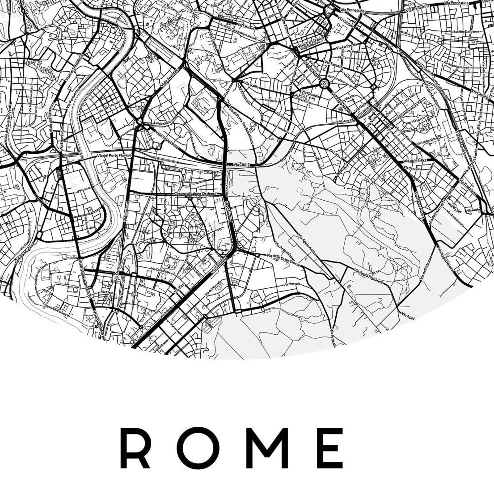 Custom City Map Custom Map Print Personalized Map Custom | Etsy