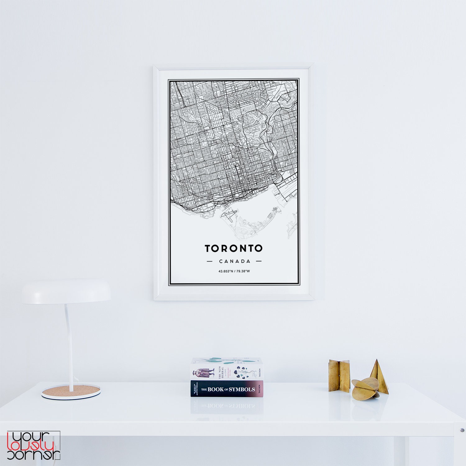 Toronto Map Print Printable Map of Toronto Wall Art Toronto - Etsy
