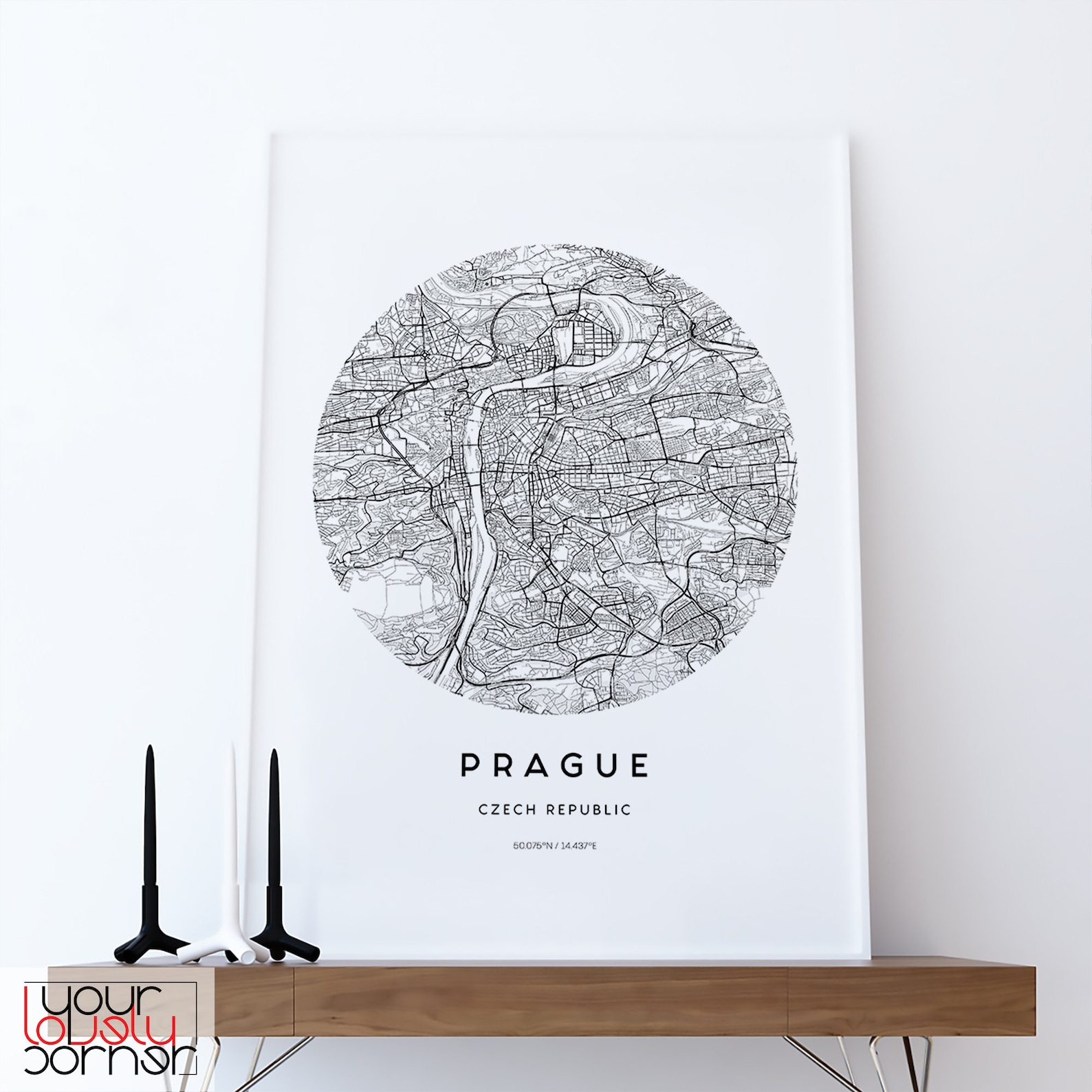 Custom City Map Custom Map Print Personalized Map Custom | Etsy