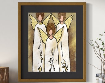 Three Angels - Etsy