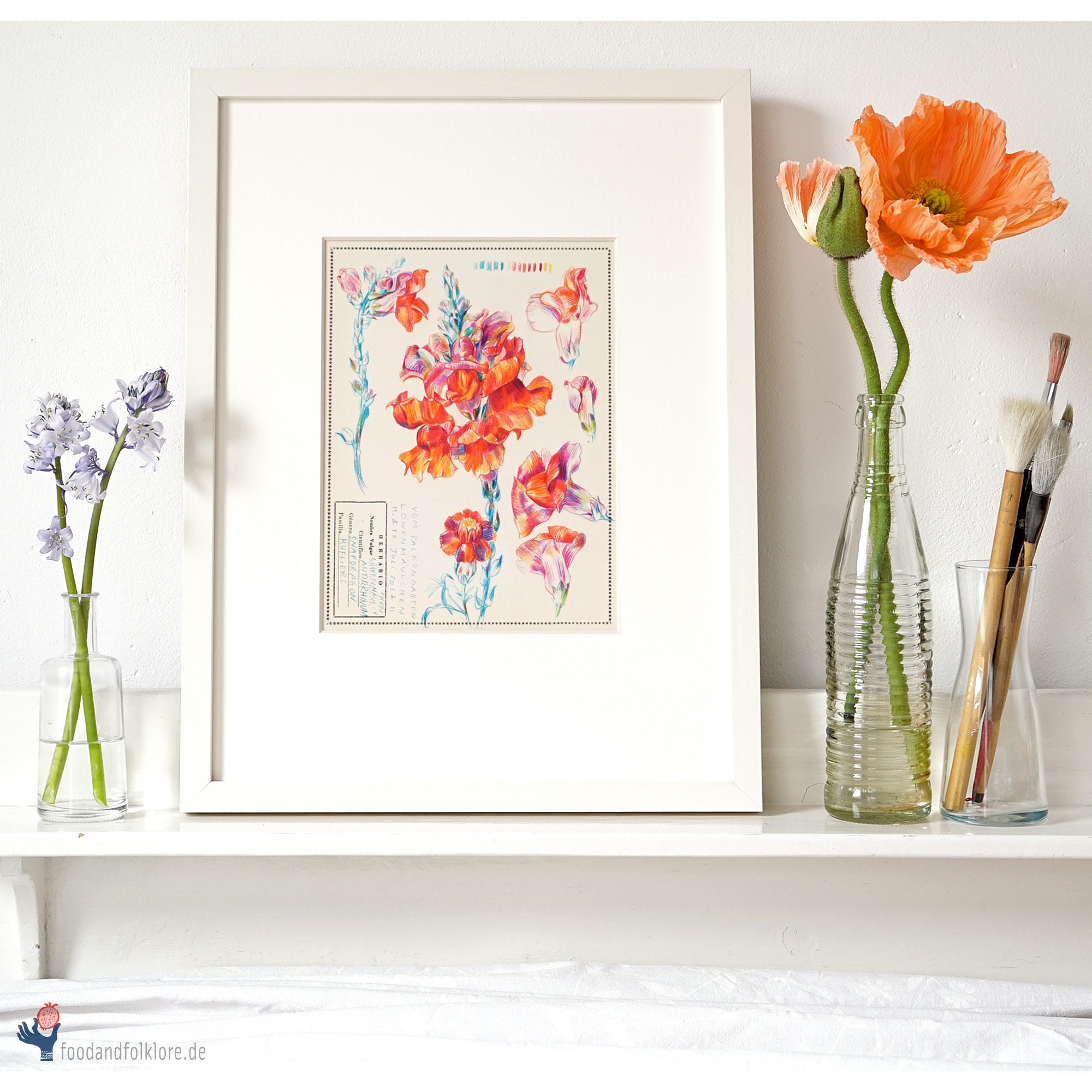 Snapdragon Flower Drawing Design