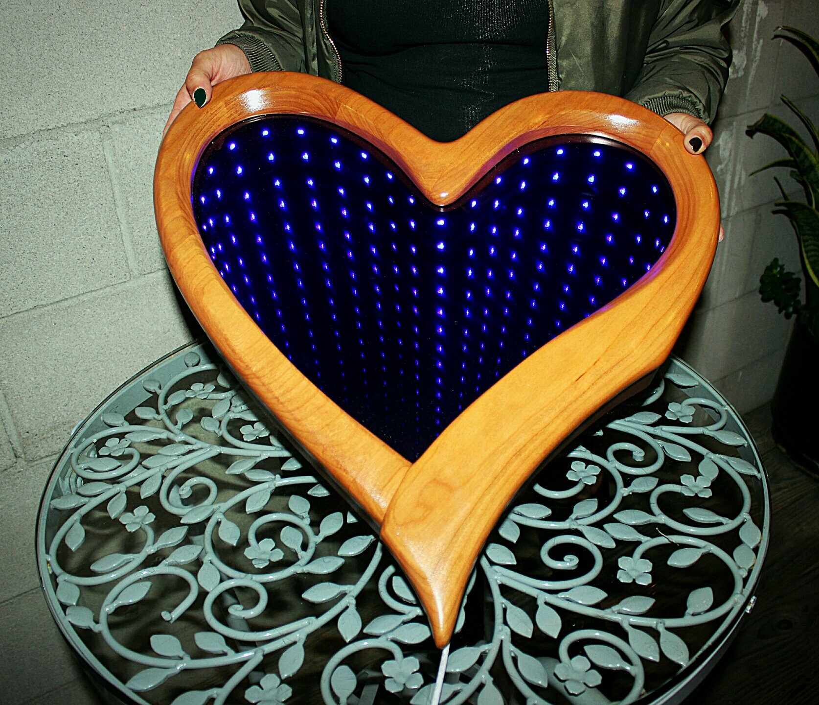 Infinity Mirror Heart Whole Lotta Love - Etsy