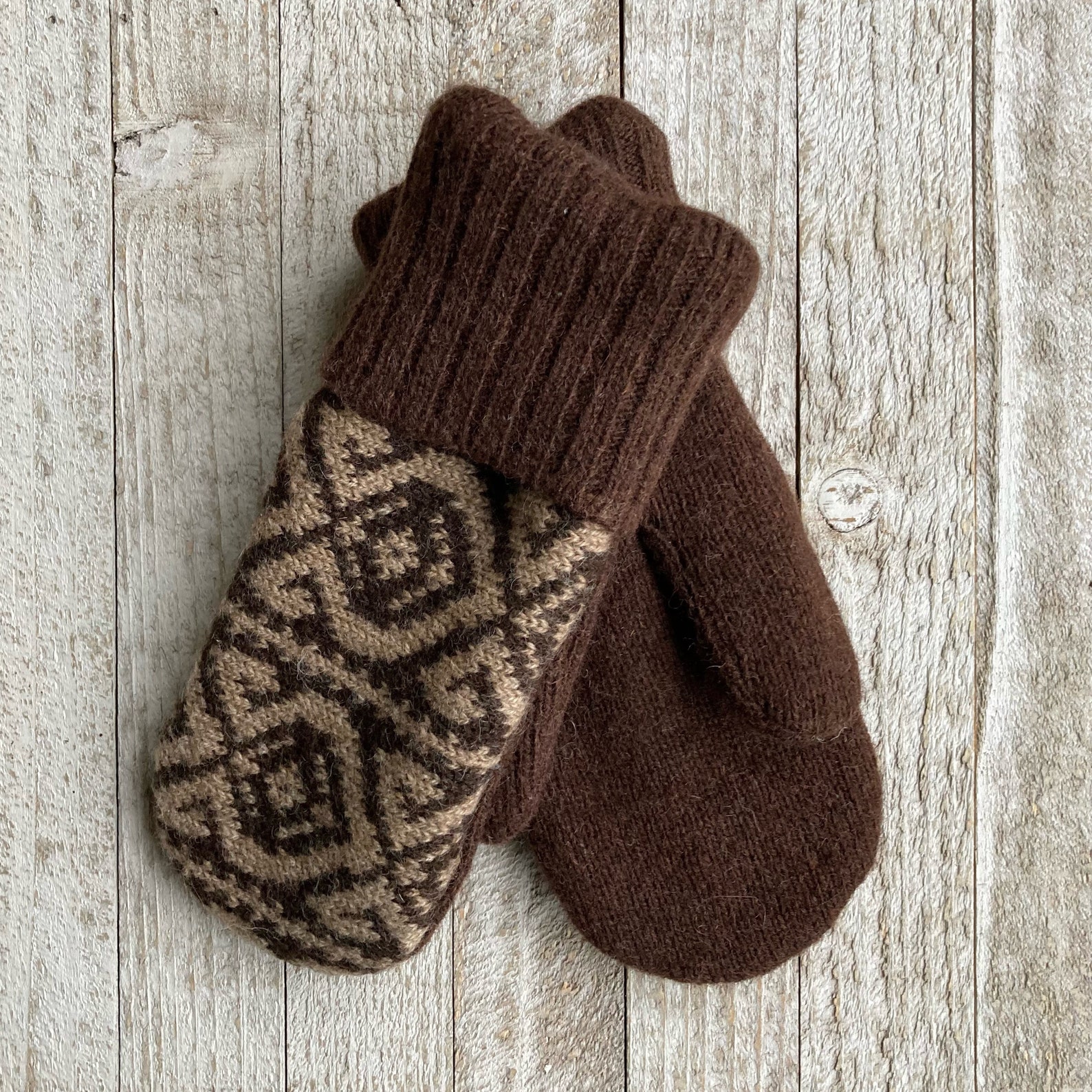 Wool Sweater Mittens for Women - Etsy