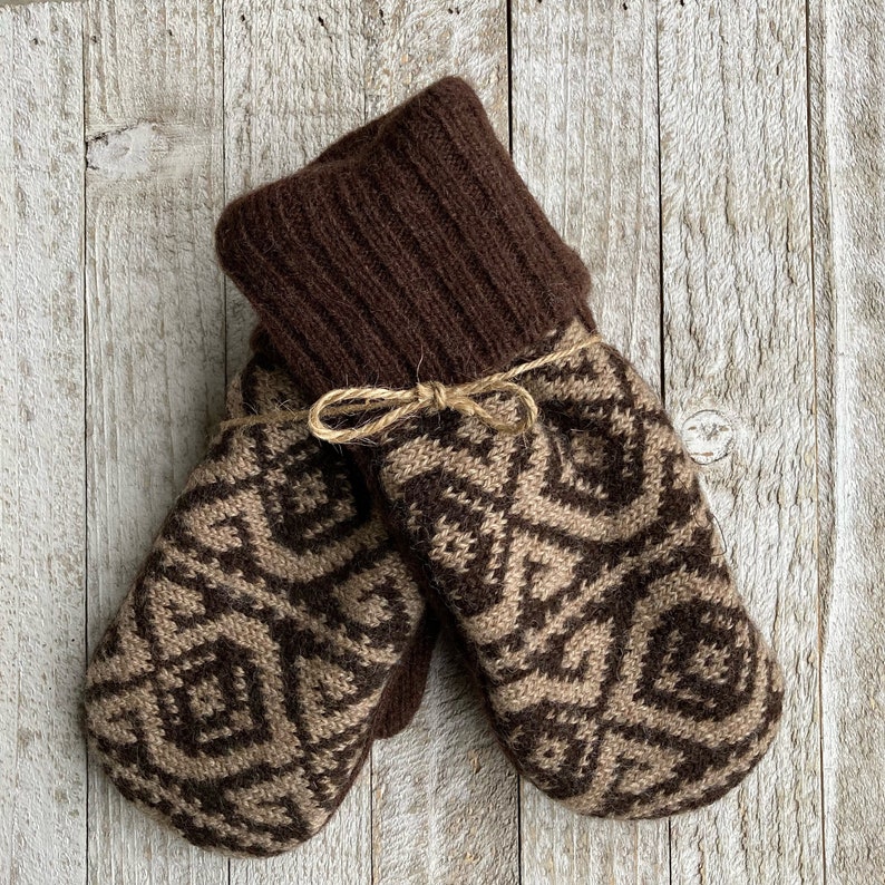 Wool Sweater Mittens for Women - Etsy