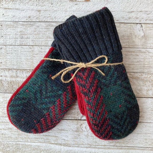 Wool Sweater Mittens - Etsy