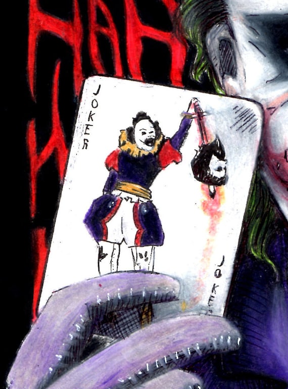 Batman Begins Joker Card