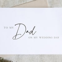 To My DAD Card | Letterpressed | Minimal | Simple | Classy | Modern - Etsy