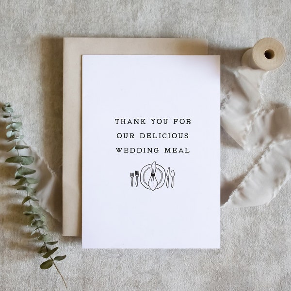 Chef Thank You Card - Etsy