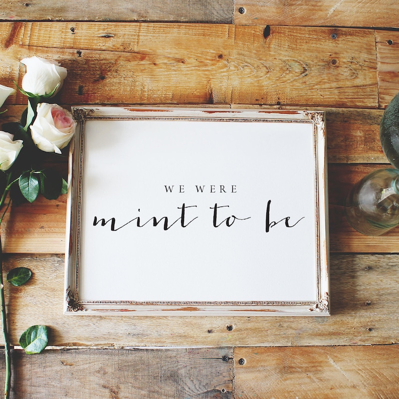 Mint Wedding Signs - Etsy