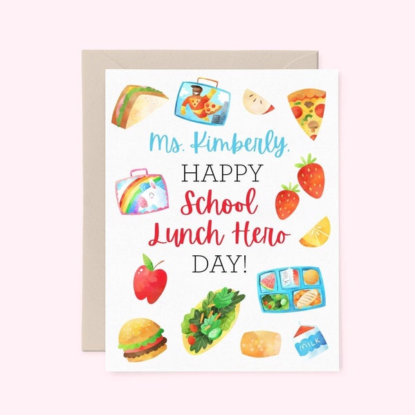 School Lunch Hero Day - Etsy
