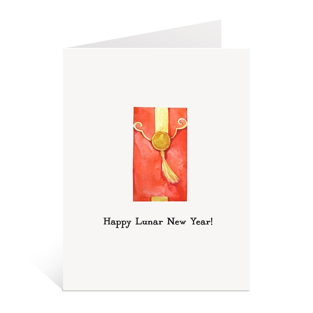 Happy Lunar New Year Li Xi Greeting Card / Vietnamese Pun Greeting Card ...