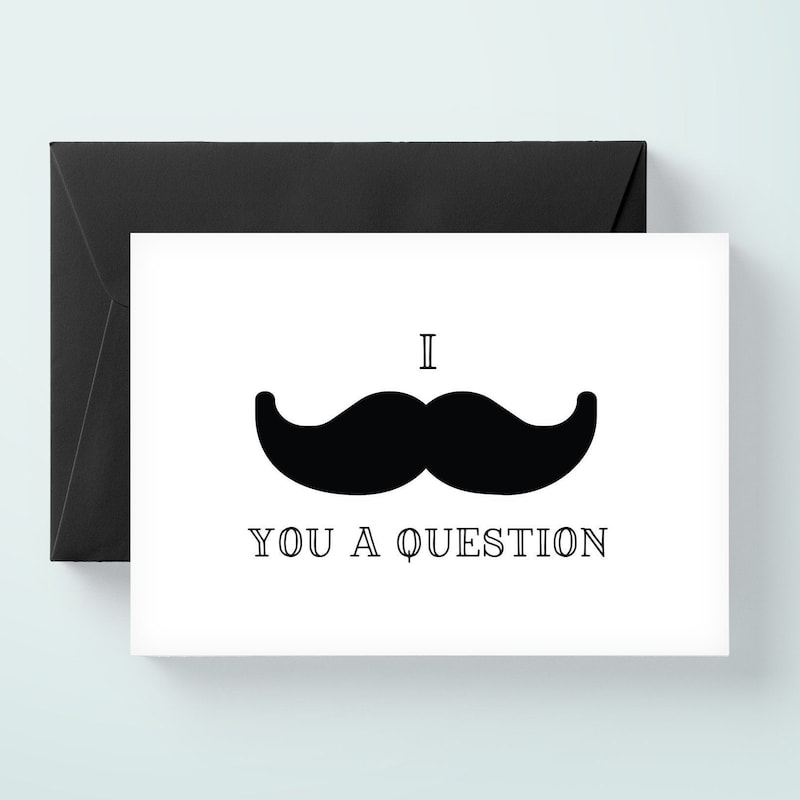 Mustache Invitation - Etsy