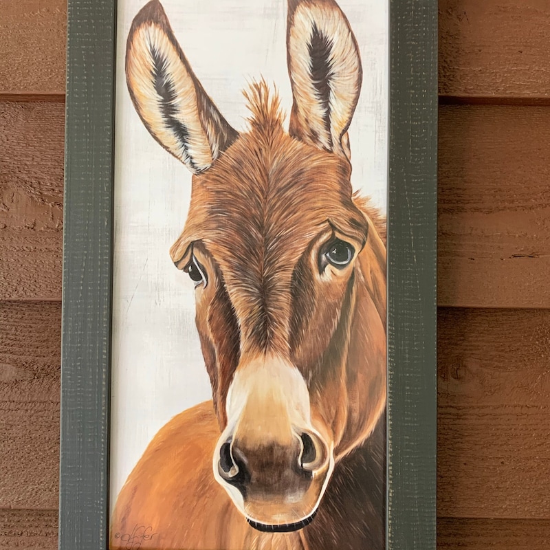 Donkey Picture Frame - Etsy