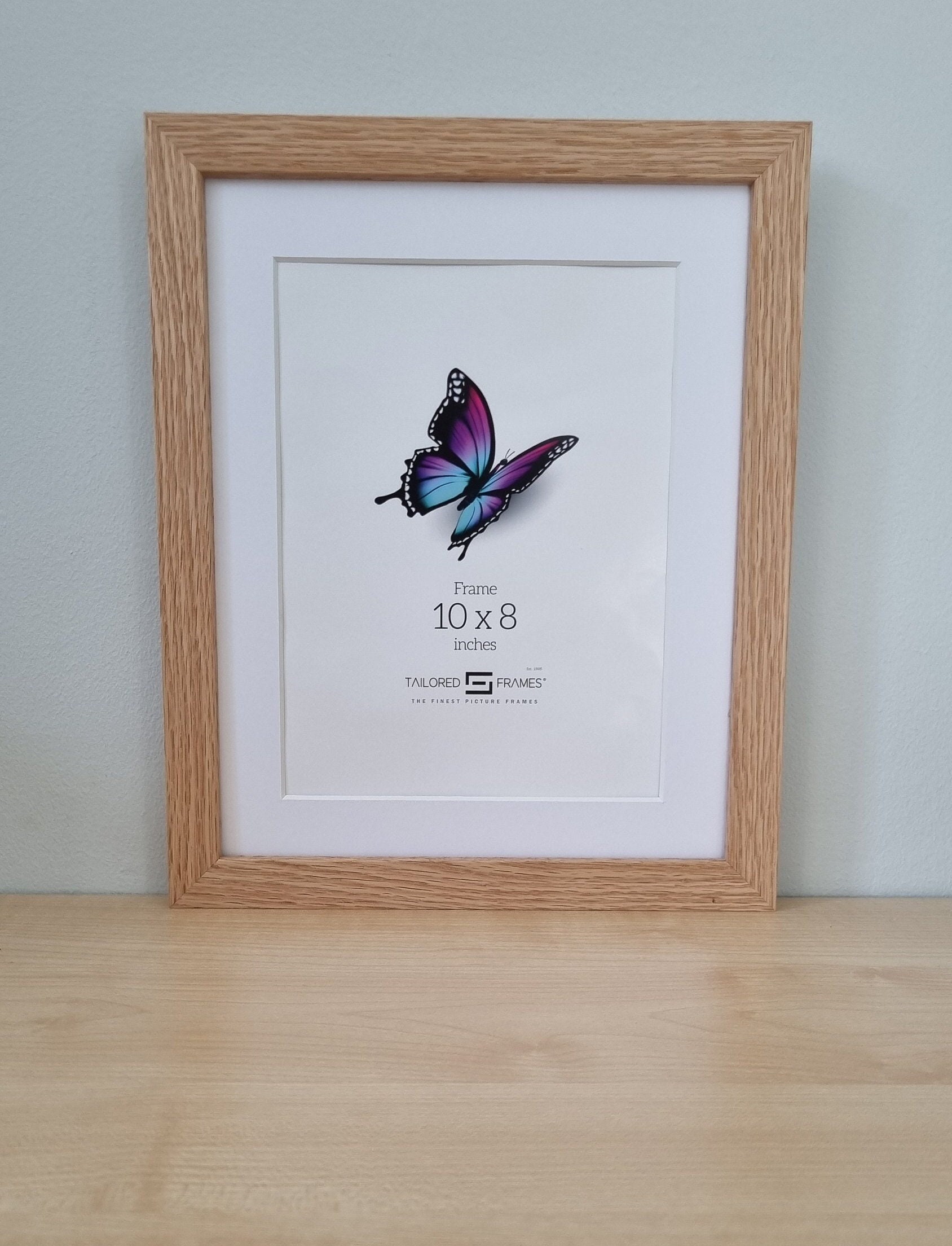 Natural Real Solid Oak Wood Single Picture Frames - Etsy UK