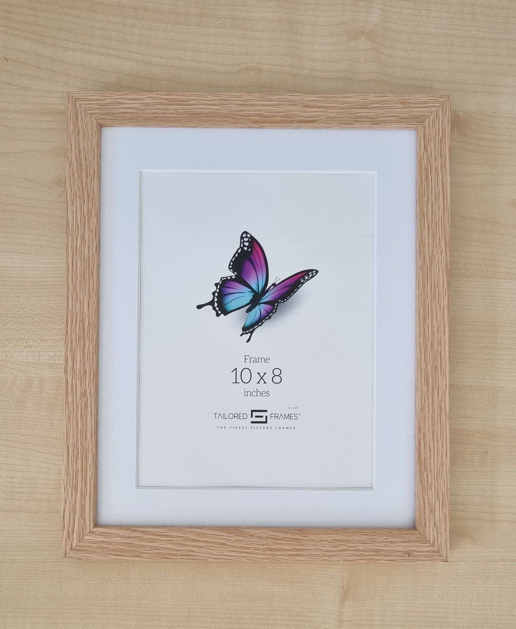 Natural Real Solid Oak Wood Single Picture Frames - Etsy UK