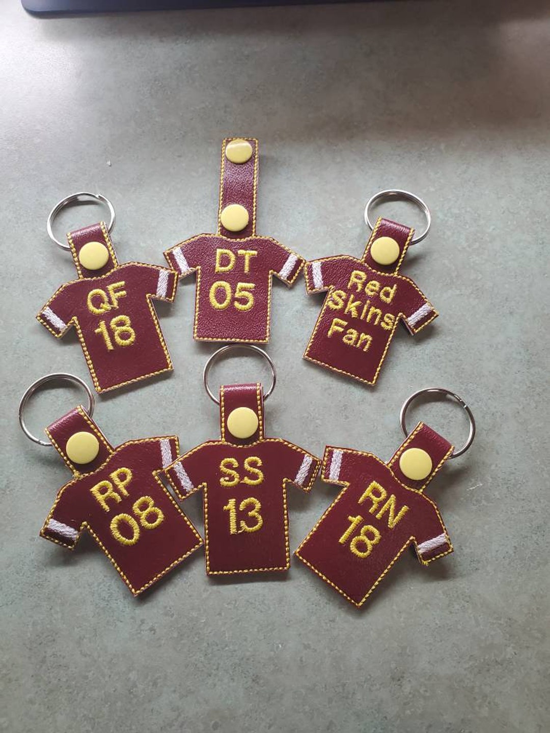 Sports Team Key Chains - Etsy