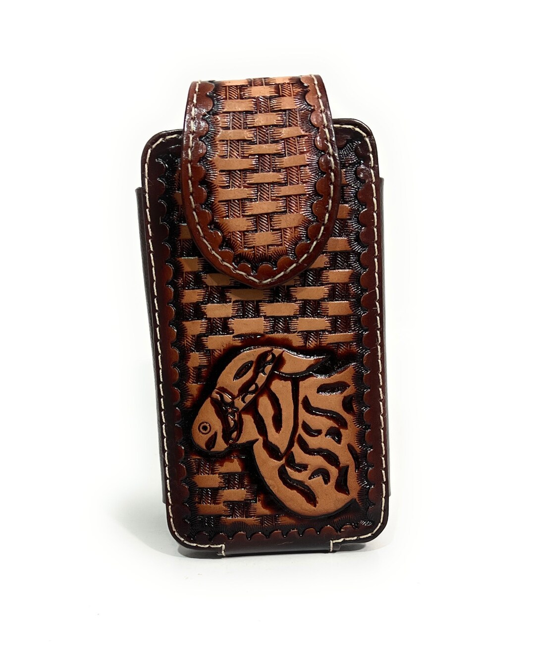 Western Cell Phone Case, Cowboy Rodeo Genuine Leather Cell Phone Case ...