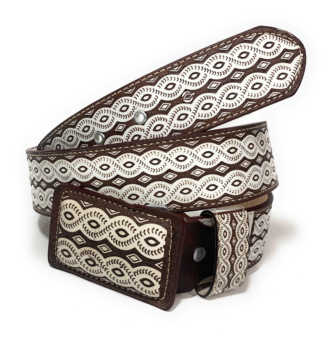 Authentic Mexican Charro Belt, Cinto Vaquero Fino - Etsy