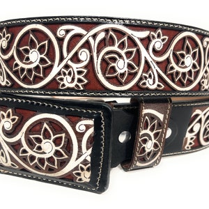Men's Westerb Belt Authentic Mexican Charro Belt Cinto - Etsy