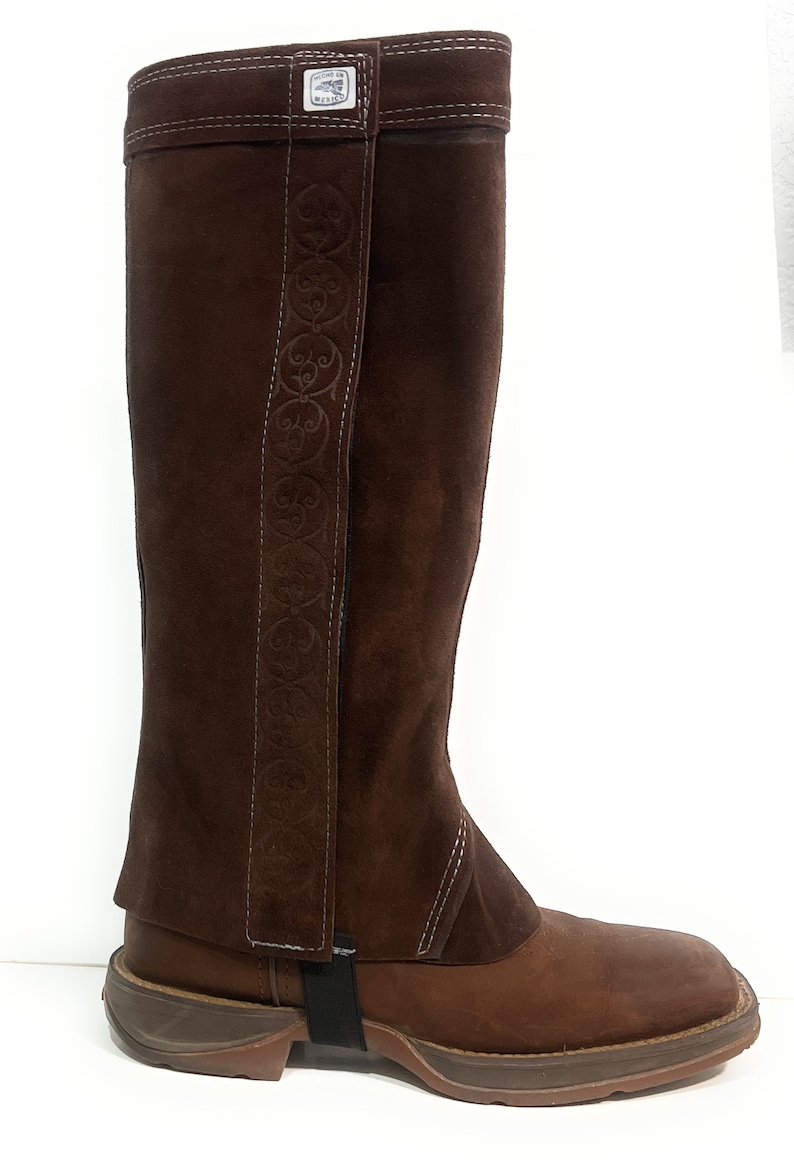 Saddle Horse Brown Short Chaps. Polainas Charras. Cowboy - Etsy