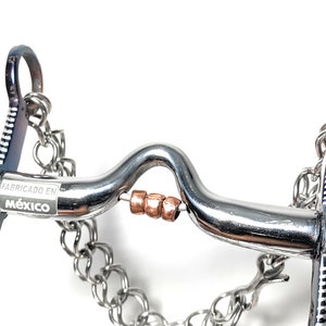 5 Freno Charro Rayado Azul. Mexican Charro Horse Bit. Freno Mexicano ...