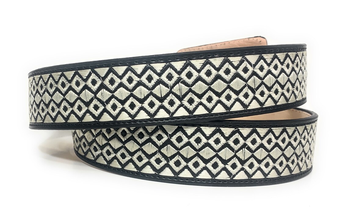 Mens Embroidered Western Belt . Cinto Charro Bordado. Cinto - Etsy UK