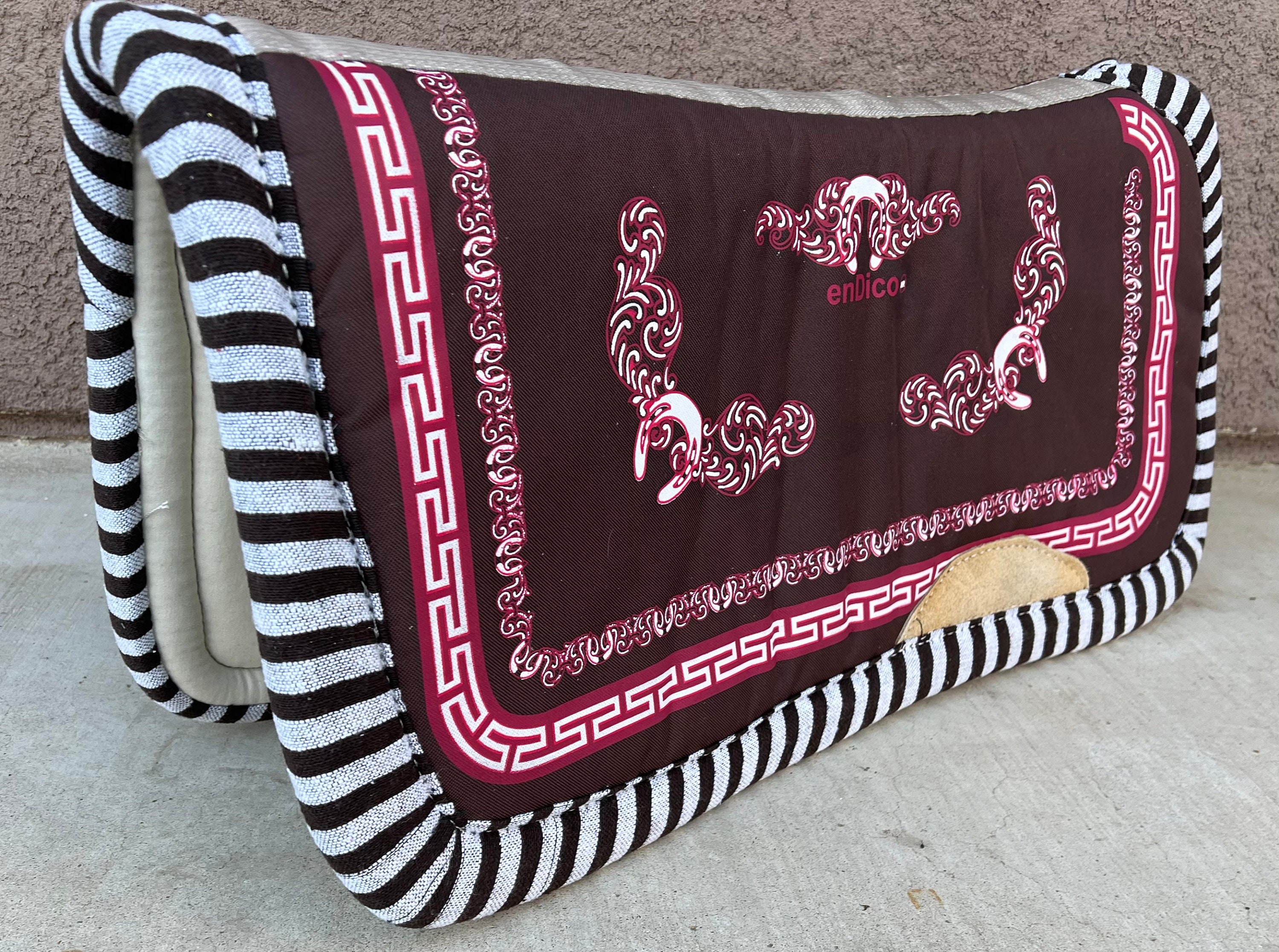 Brown Horse Saddle Pad Western Saddle Blanket Carona Charra - Etsy