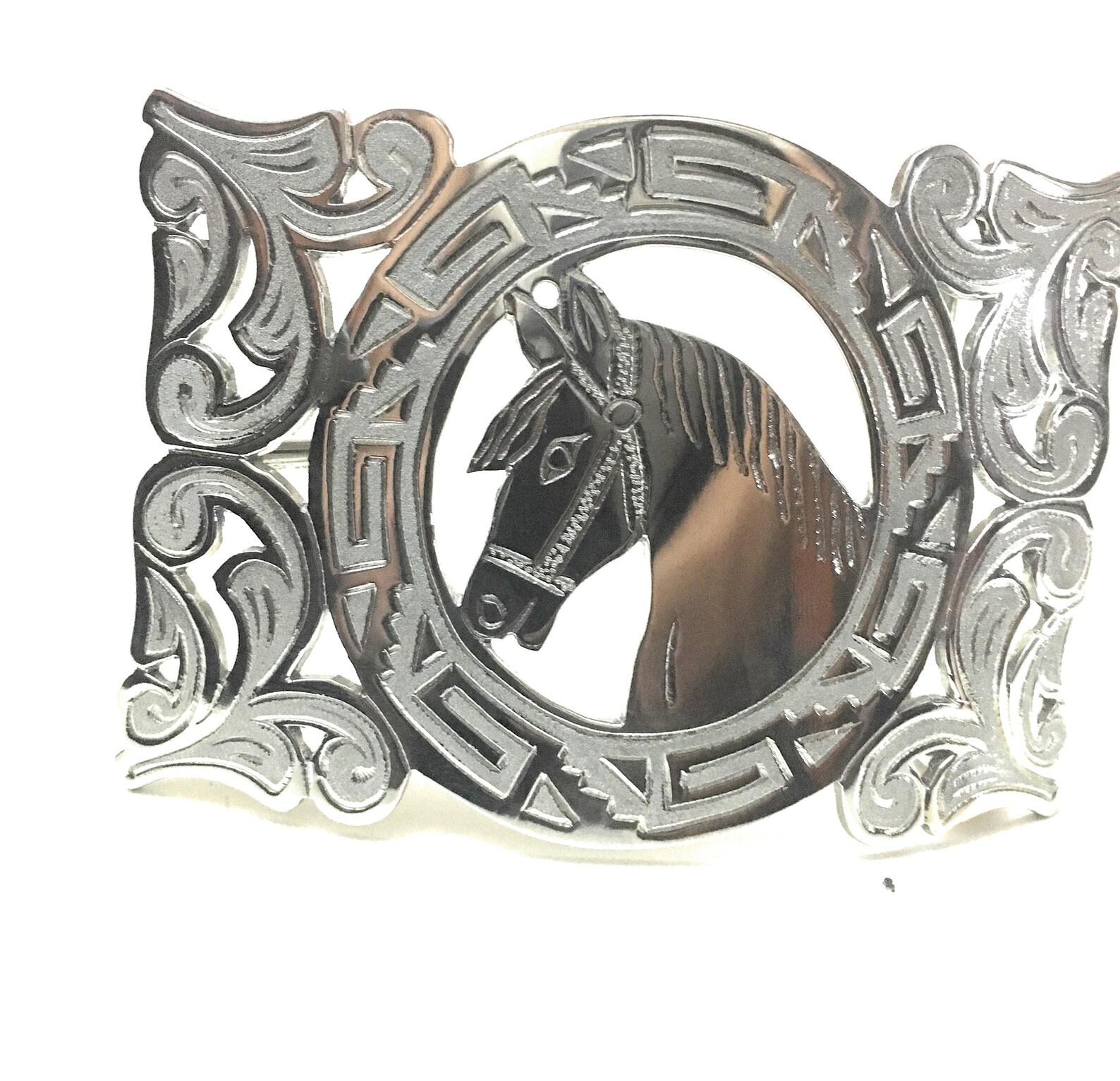 Hebilla de cinturón occidental de caballo. Hebilla Charra. | Etsy