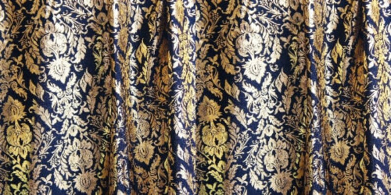 Micro Scrunch Butt Bikini Black and Gold Brocade W/adj.top & - Etsy