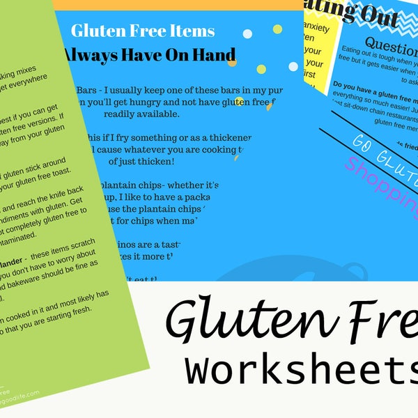 Gluten Free Printable - Etsy