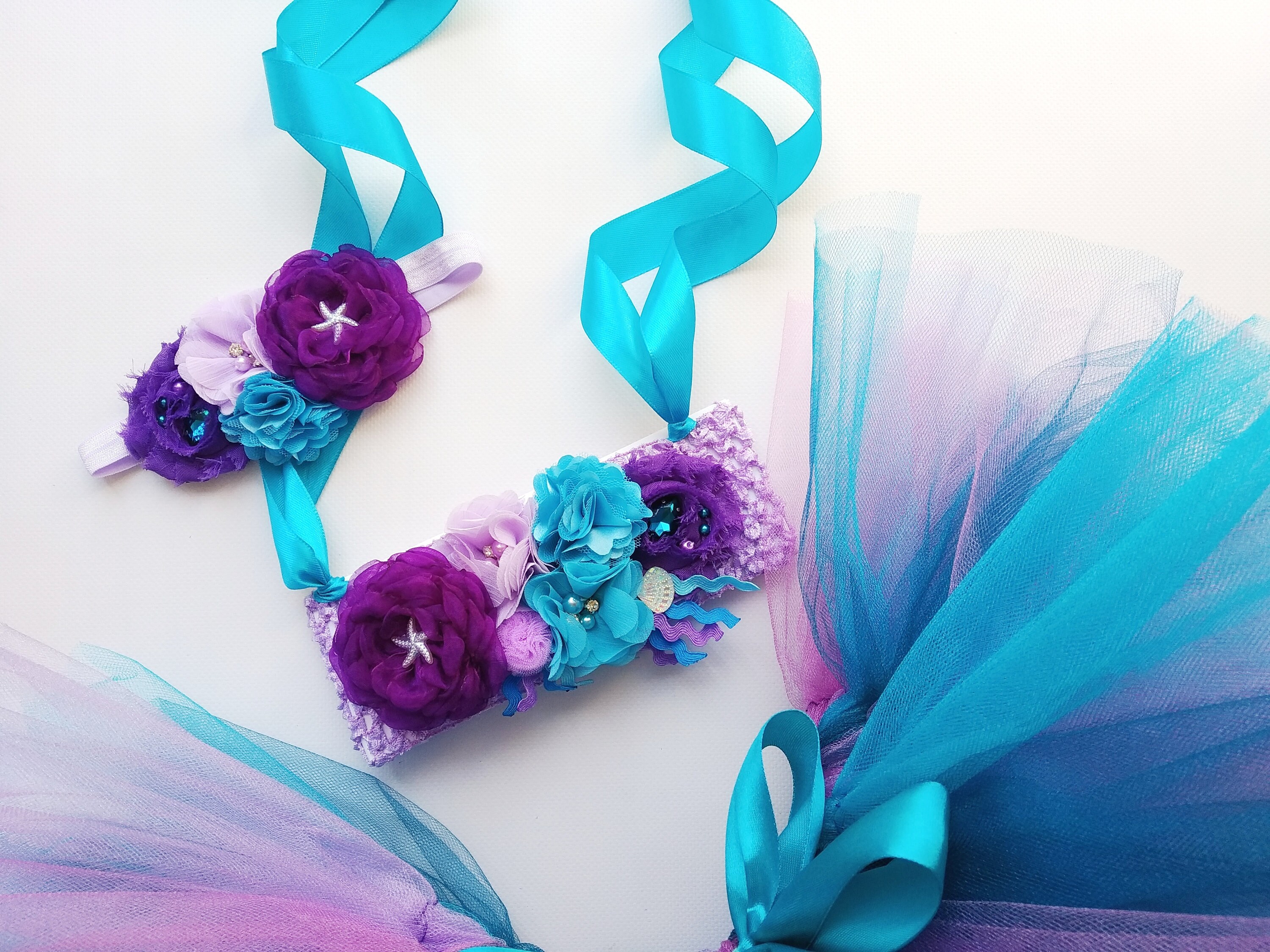 Under the Sea Tutu Set, Mermaid Outfit for Baby Girl 1st 2nd 3rd ...