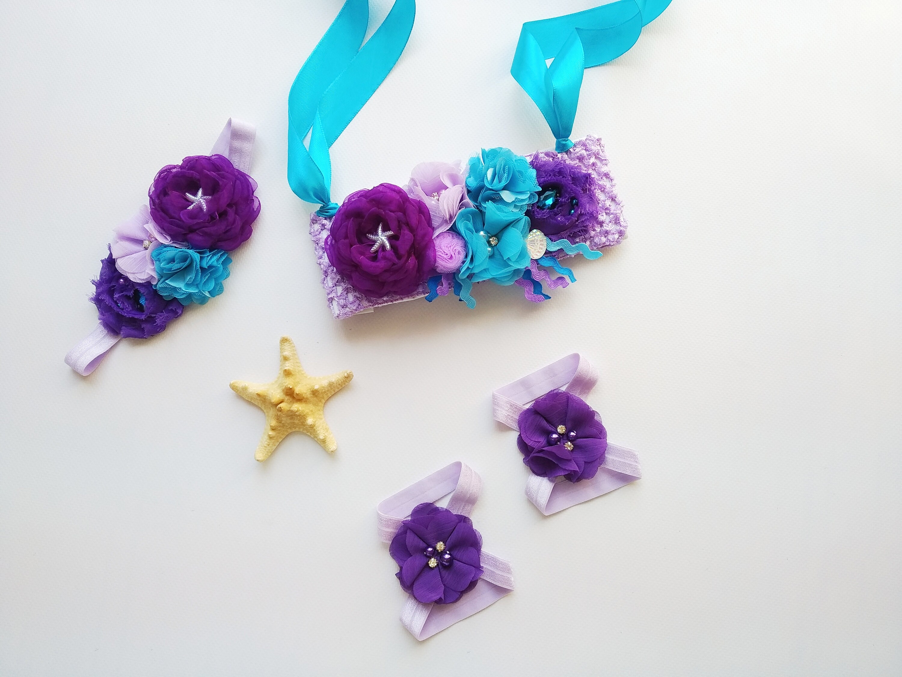 Under the Sea Tutu Set, Mermaid Outfit for Baby Girl 1st 2nd 3rd ...