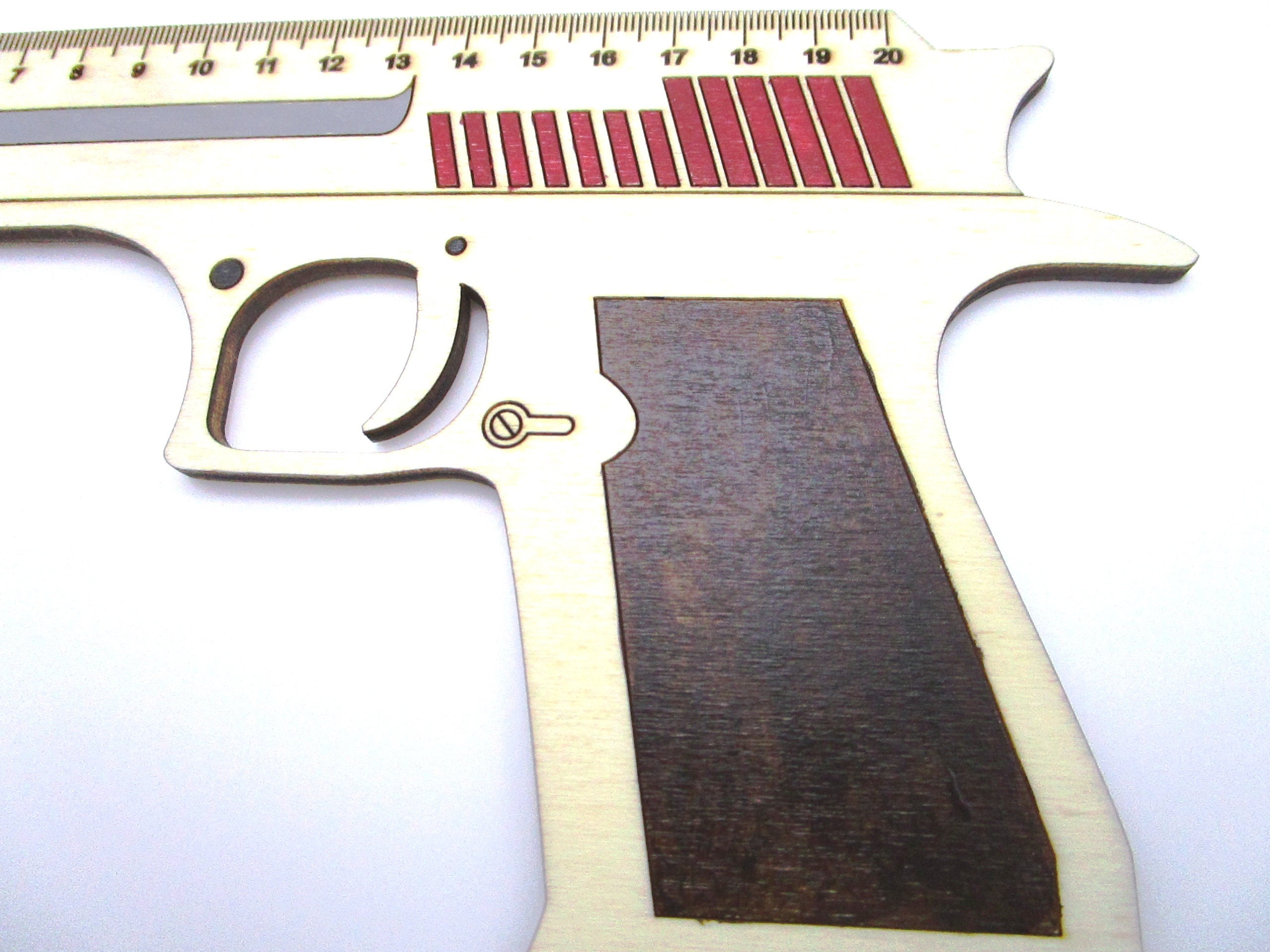 Wooden Ruler gun Ruler Decorative Ruler | Etsy