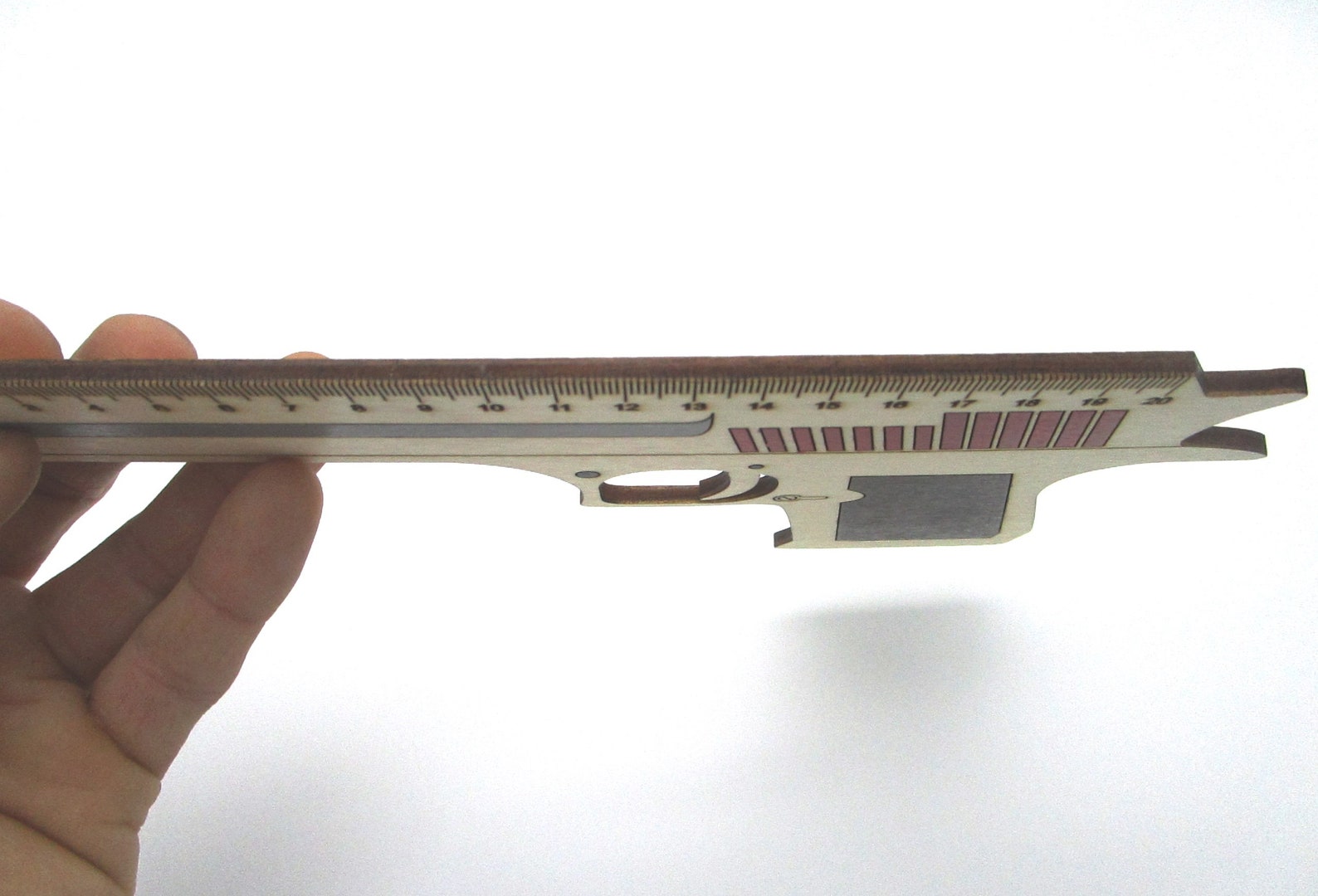 Wooden Ruler gun Ruler Decorative Ruler - Etsy