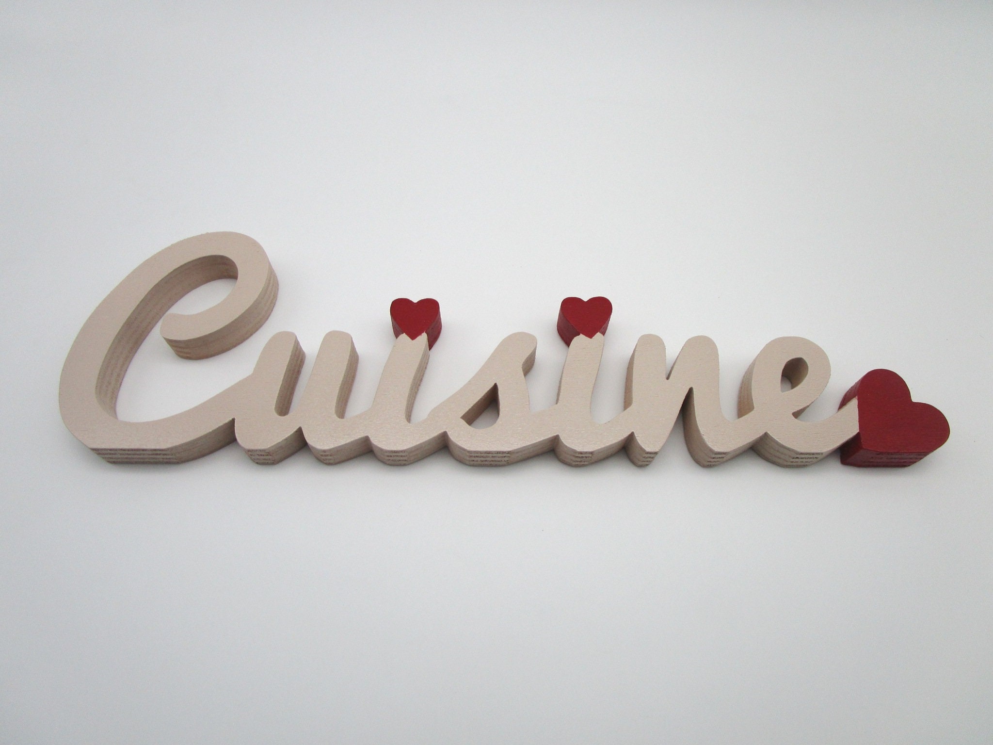 Cuisine Wooden Lettering Decorative Lettering Decorative - Etsy Denmark