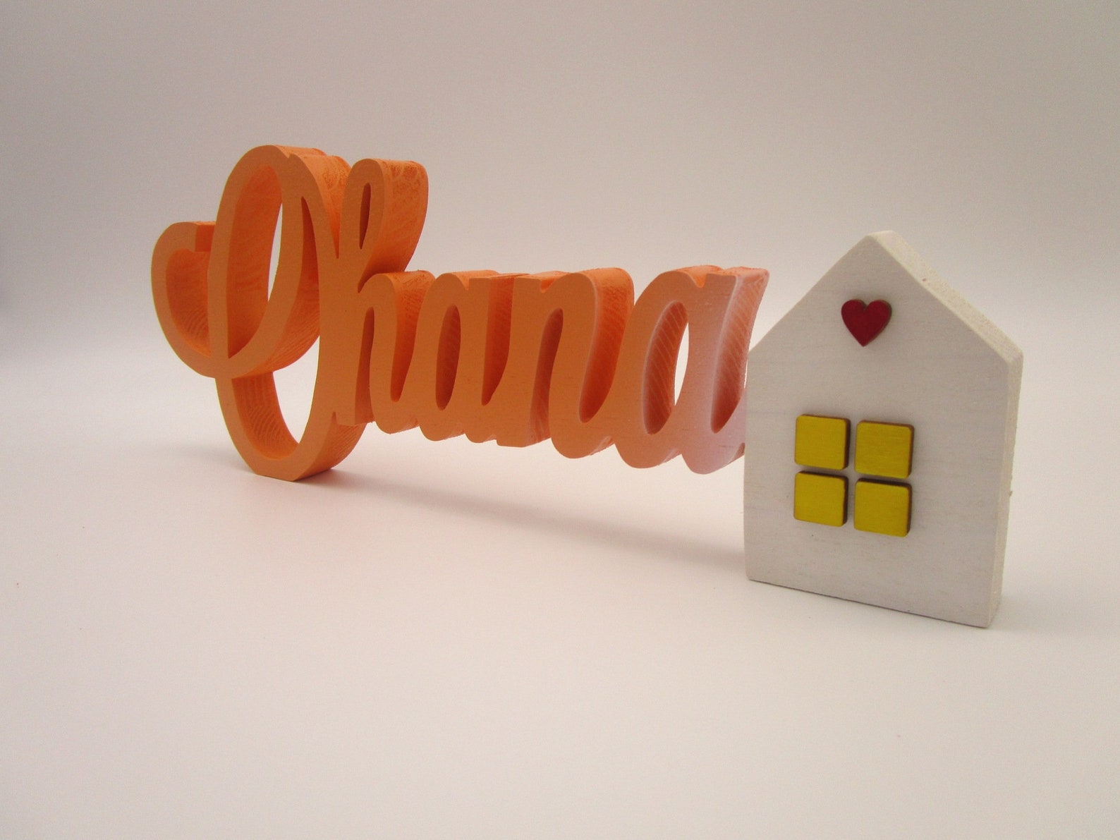 Ohana Wooden Lettering Decorative Lettering Decorative Font - Etsy UK