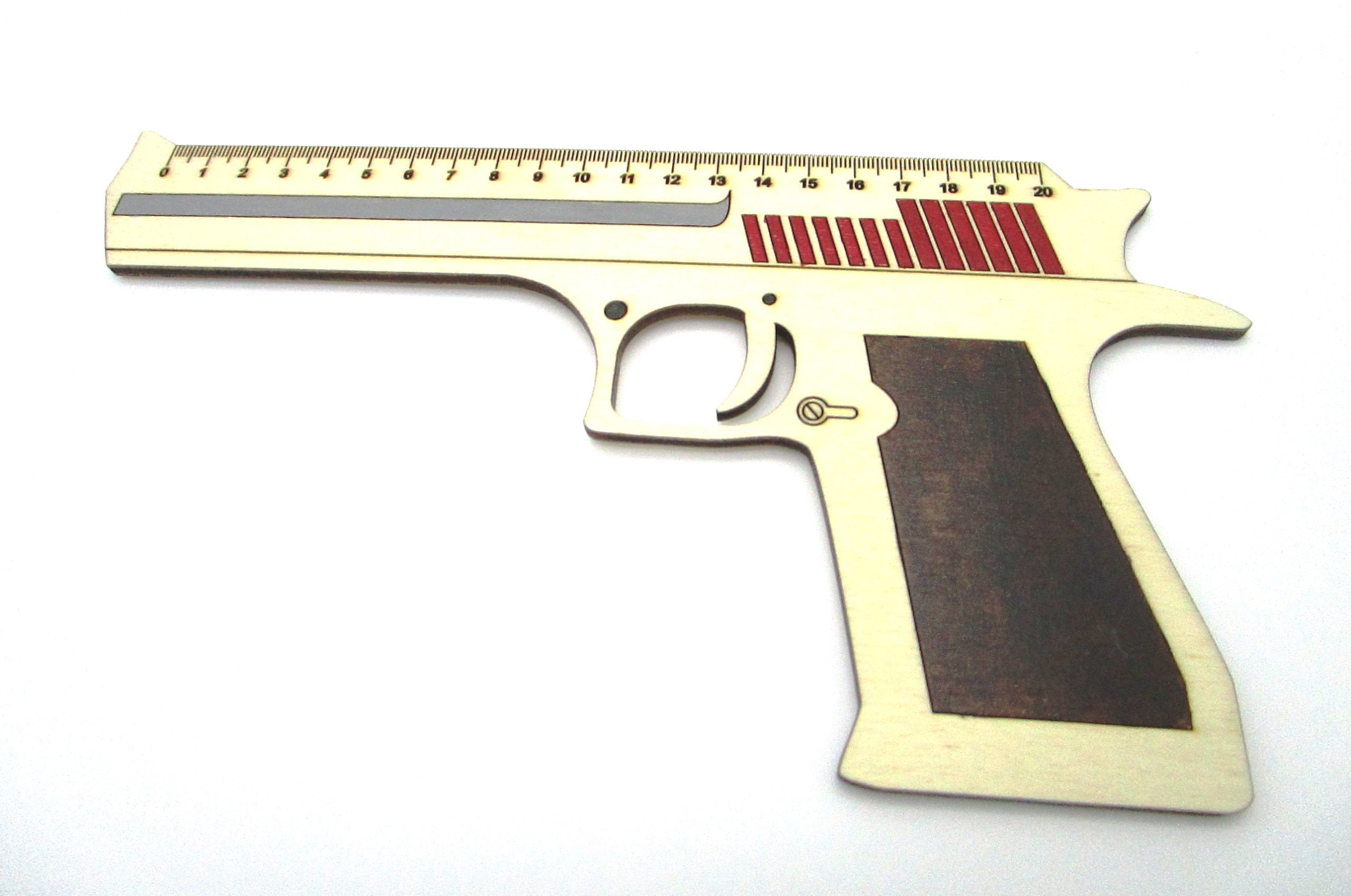 Wooden Ruler gun Ruler Decorative Ruler | Etsy