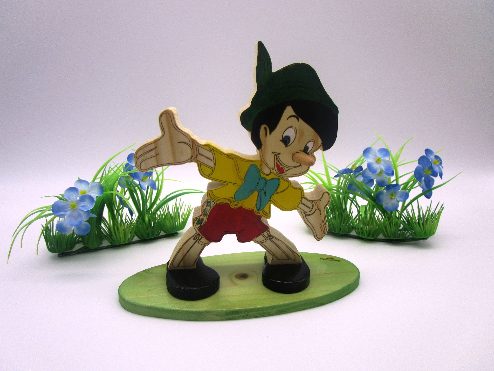 Wooden Pinocchio, Wooden Puppet, Wooden Toy, Bedroom Decoration ...