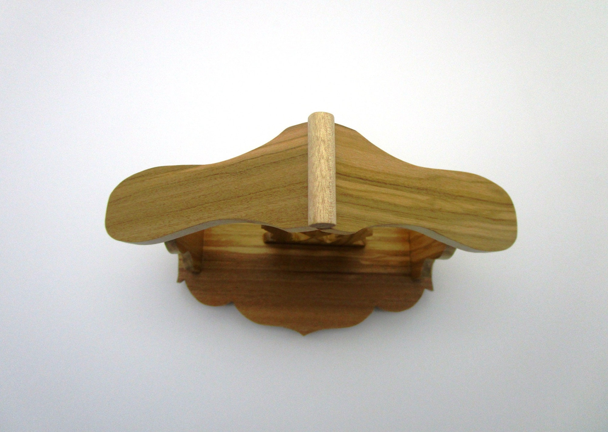 Stylized Olive Wood Crib Hut Nativity Artistic Fretwork | Etsy