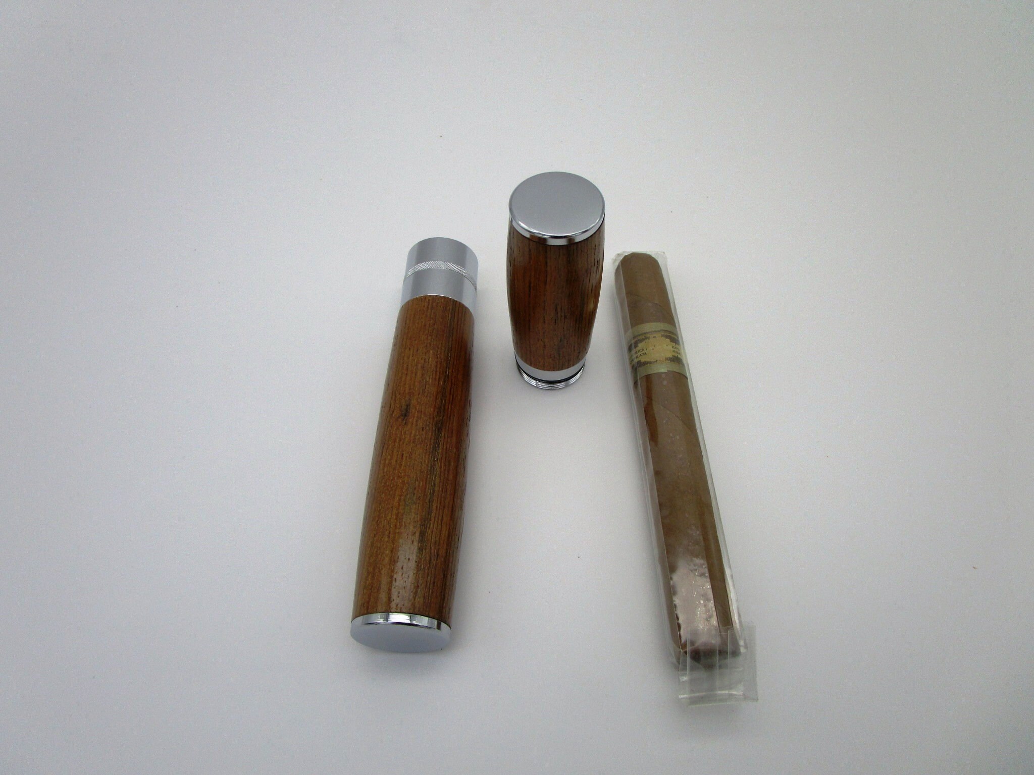 Wooden Cigar Holder Handcrafted Cigar Holder Tube Teak Wood | Etsy