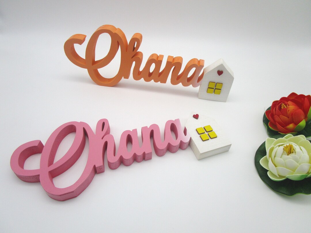 Ohana Wooden Lettering, Decorative Lettering, Decorative Font, Home ...