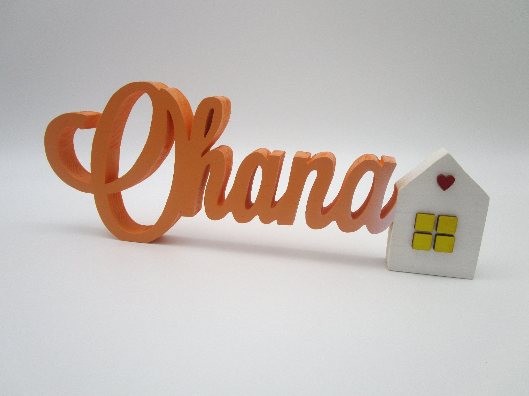 Ohana Wooden Lettering Decorative Lettering Decorative Font - Etsy UK
